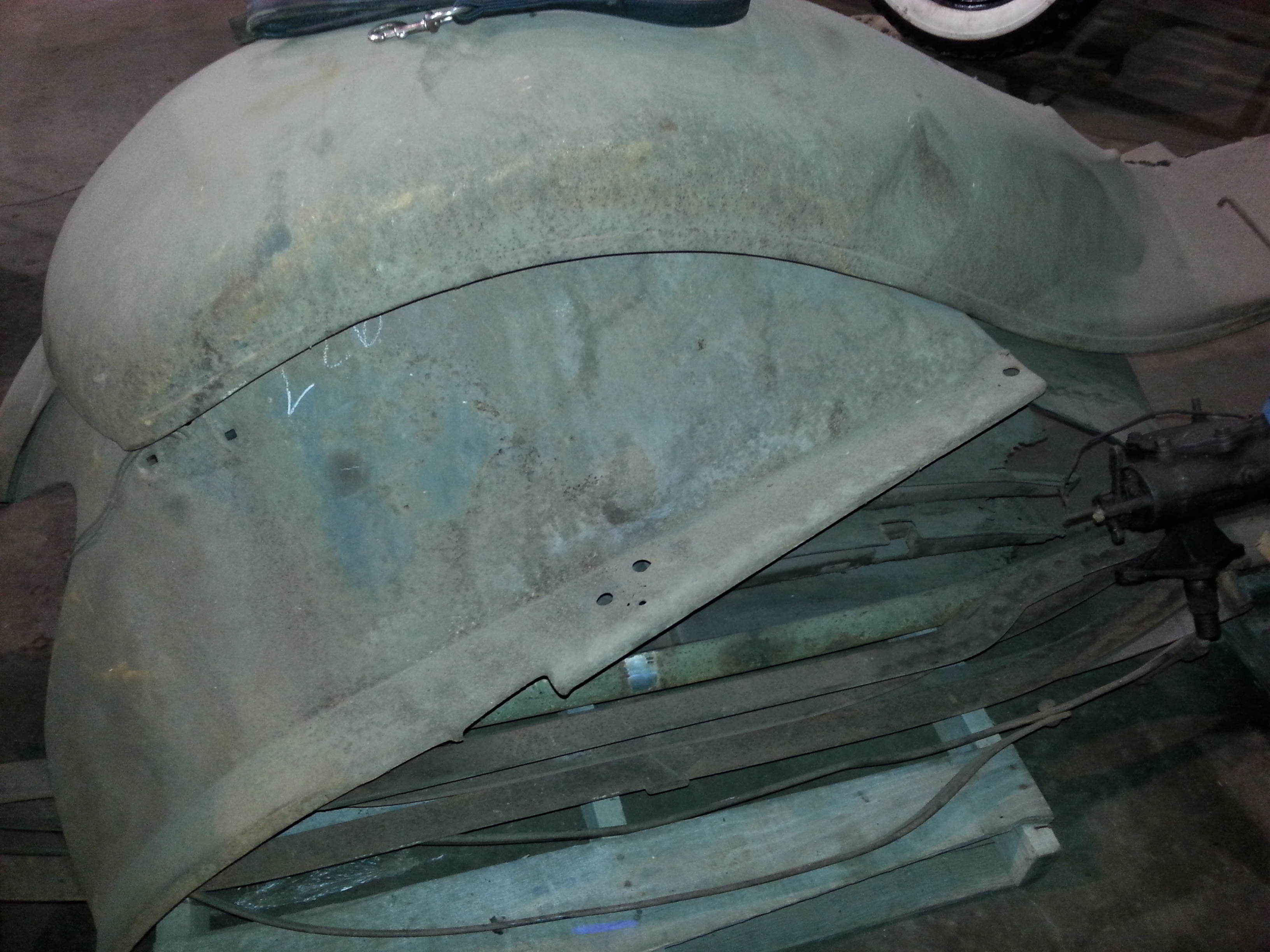 28 studebaker dictator finally came home, now my parts car is here ...