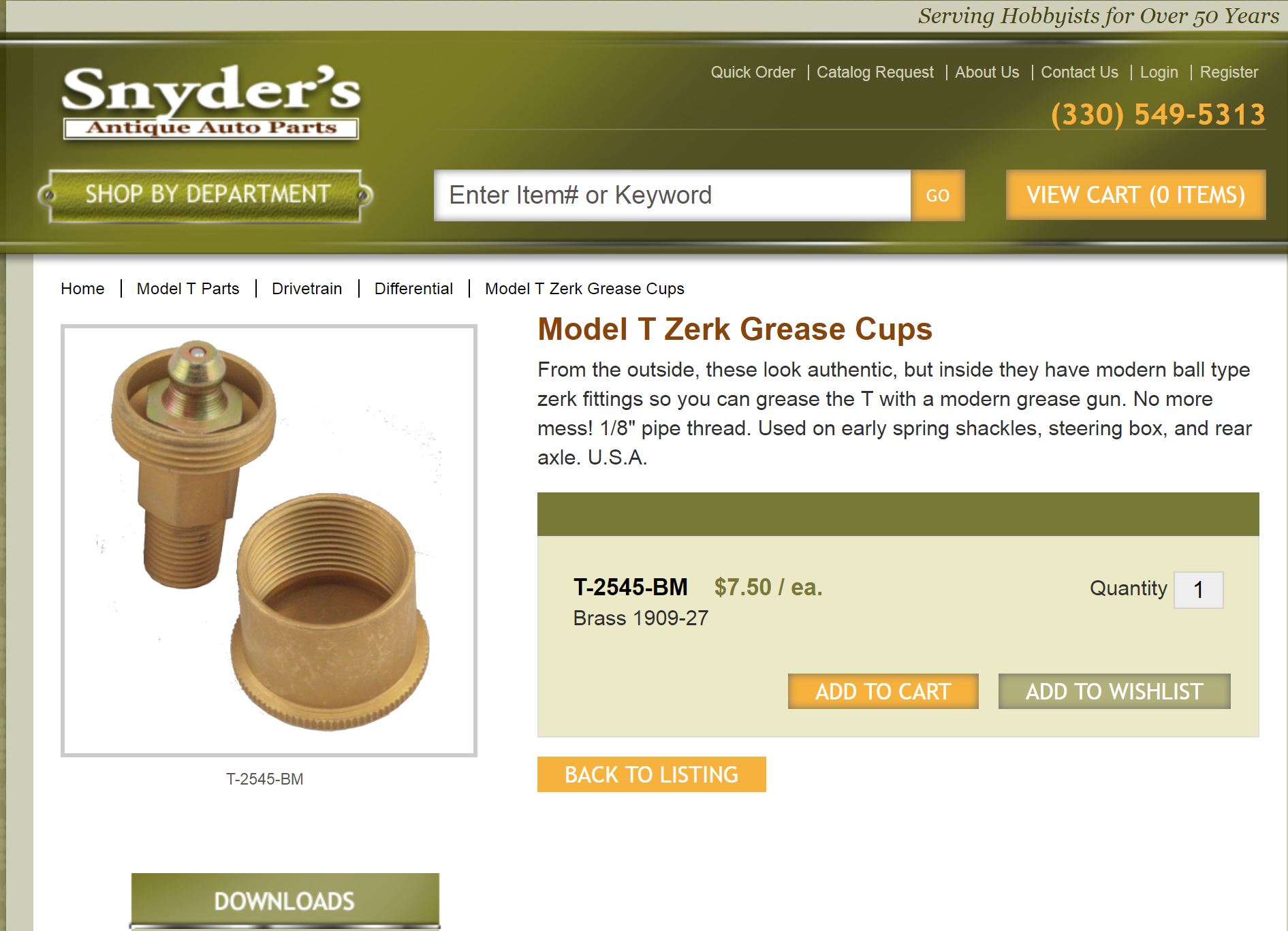 Cup grease, grease cups, and modern grease fittings - Buick - Pre War ...