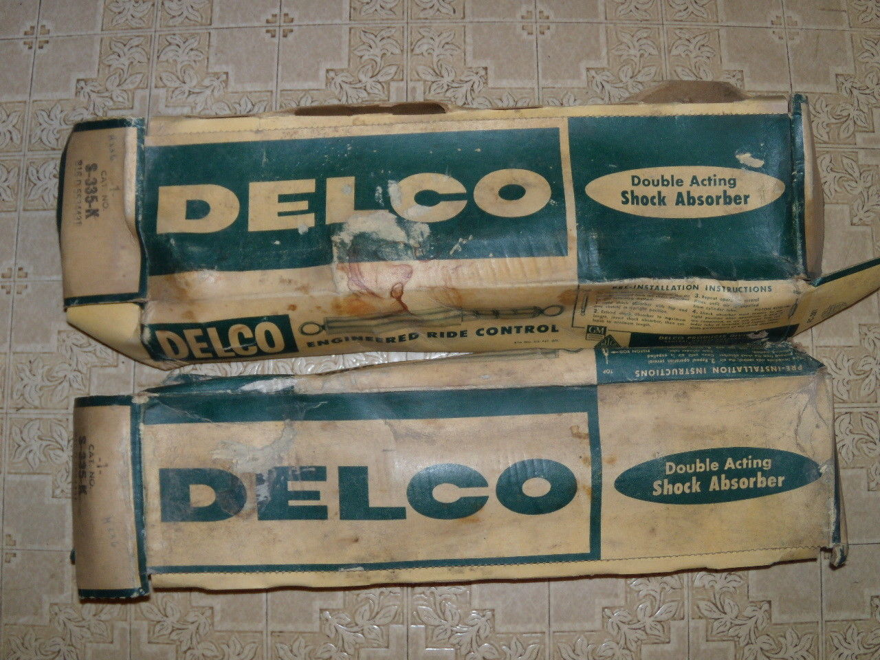 Original Delco Shock PN & Catalog Numbers - Buick - Post War - Antique ...