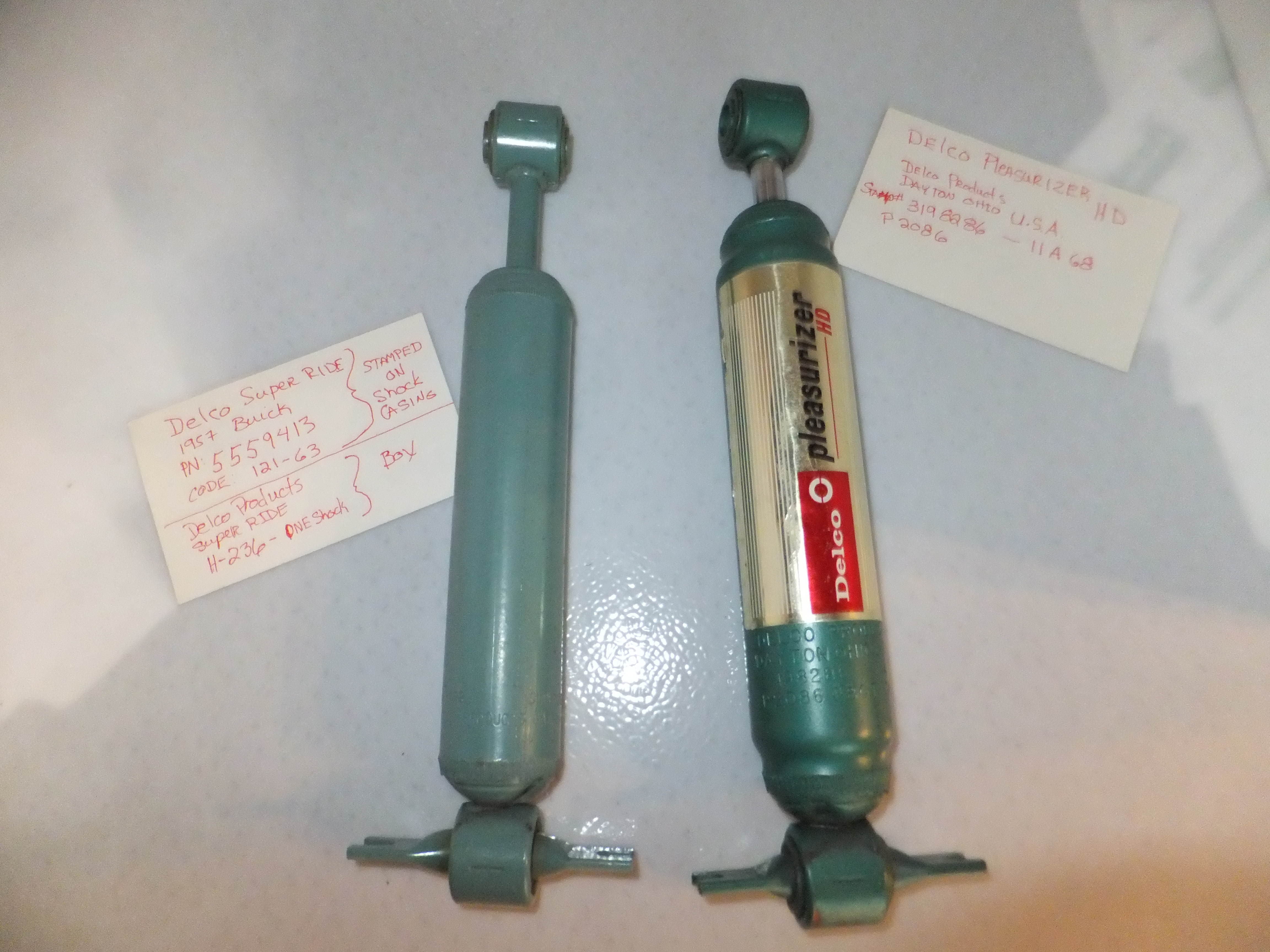 Original Delco Shock PN & Catalog Numbers - Buick - Post War - Antique ...