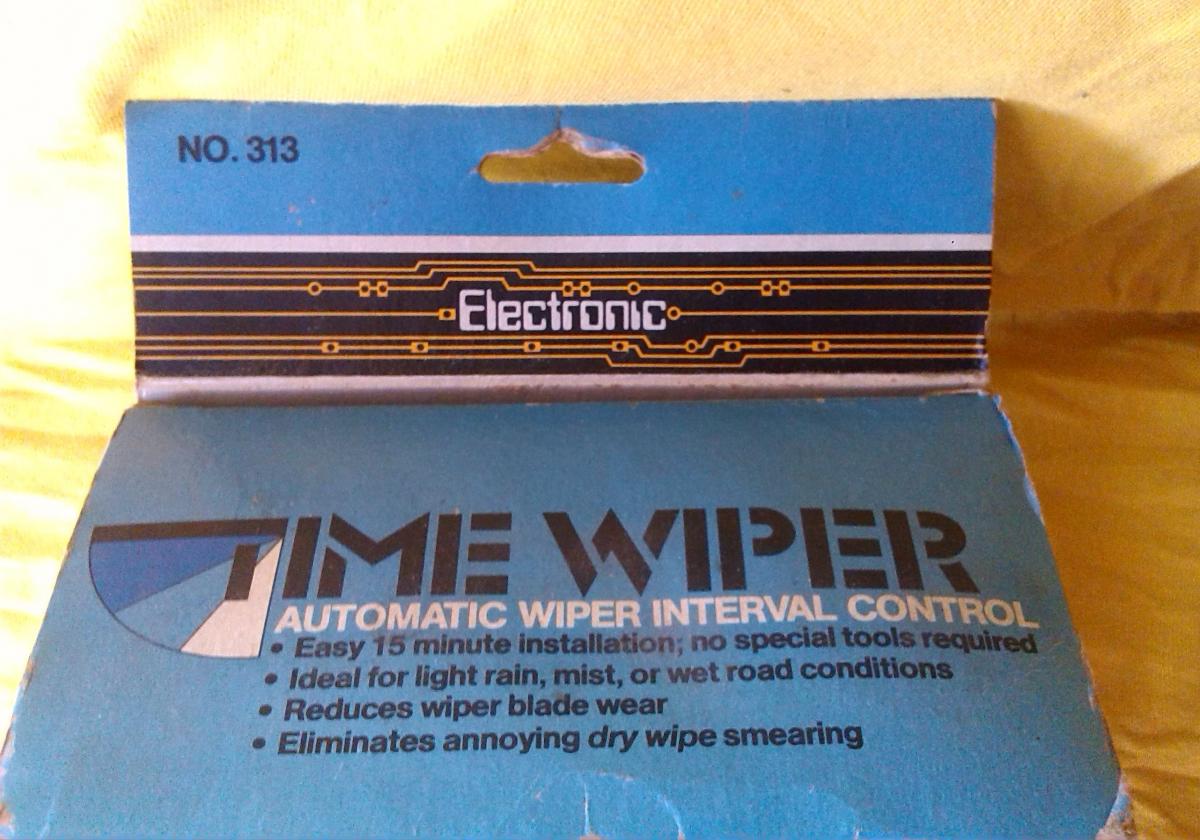 TIme Wipe automatic wiper interval control - What is it? - Antique ...