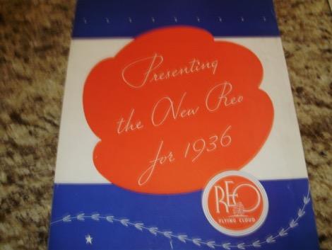 1936 Reo Brochure - REO - Antique Automobile Club of America ...