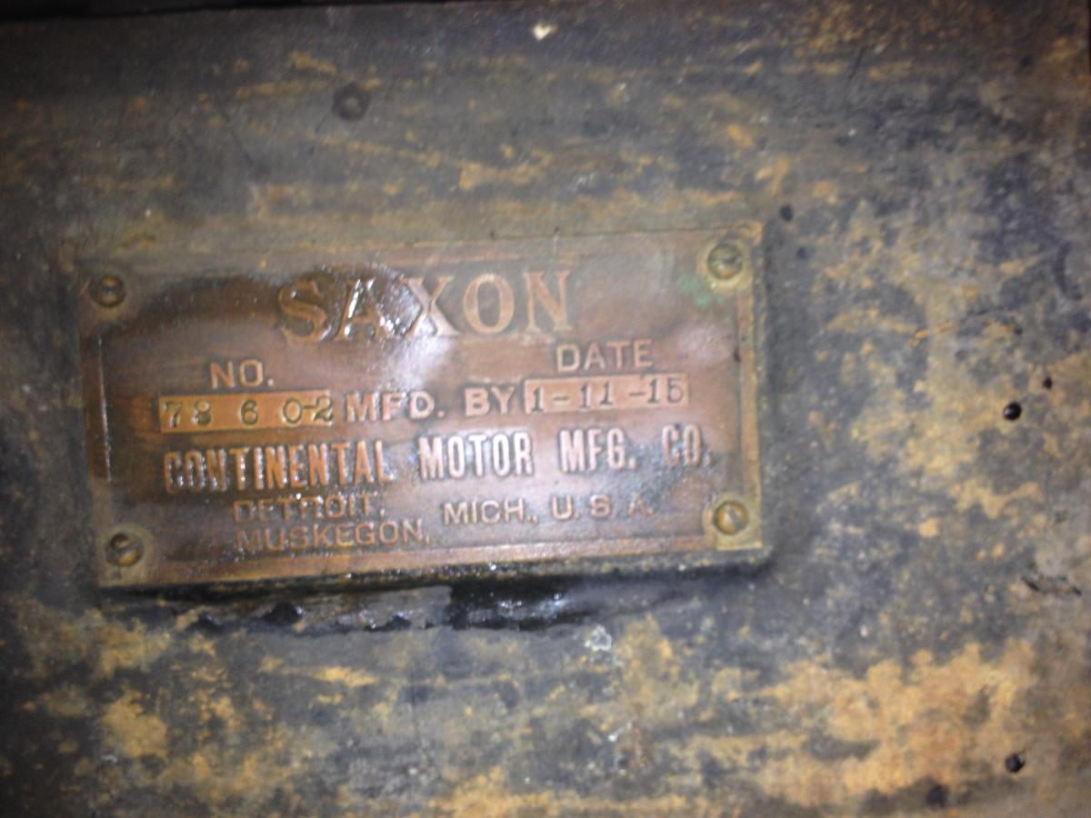 1915 & 1917 Saxon 4cyl Engines For Sale - Parts For Sale - Antique ...
