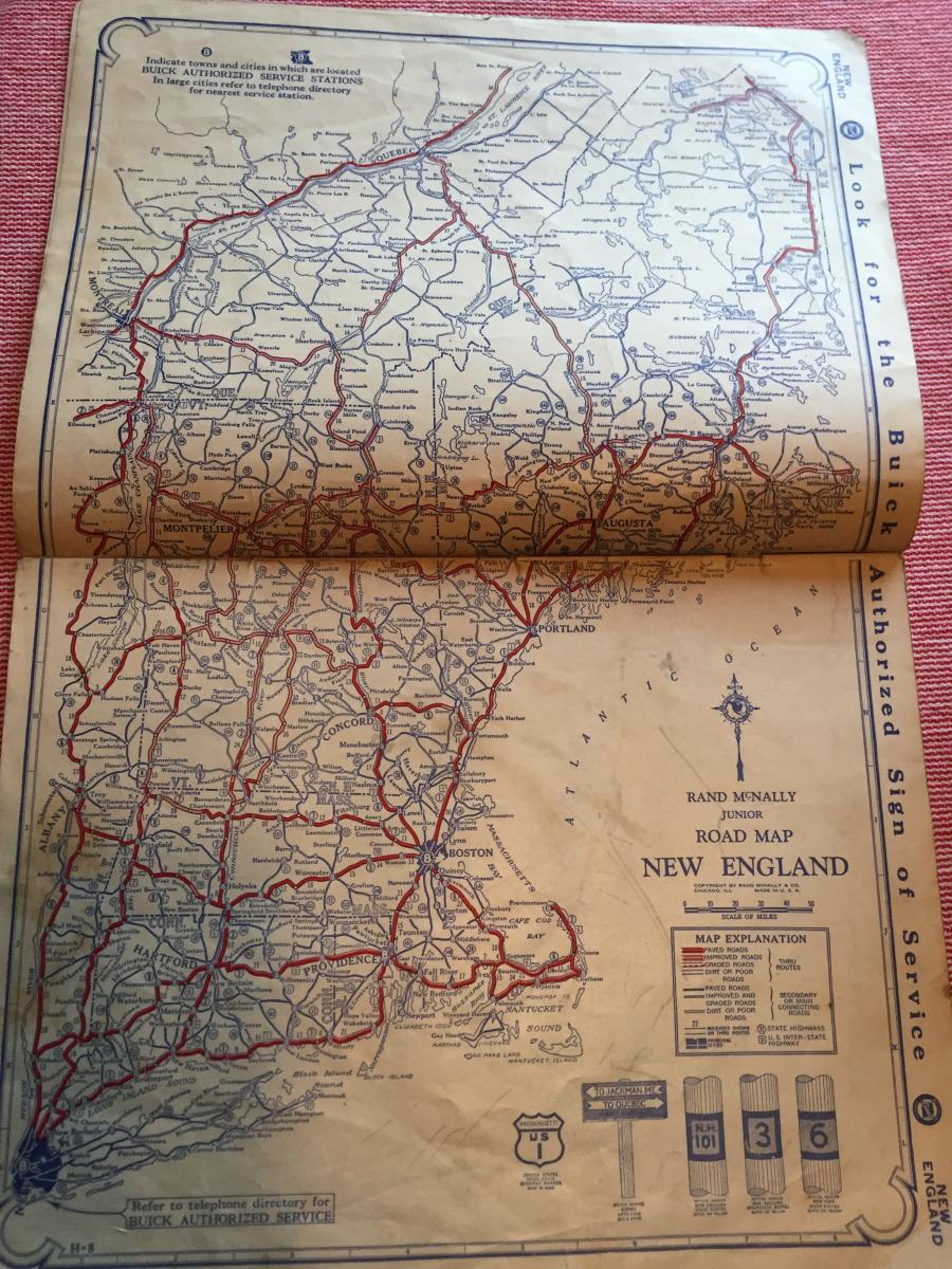 Vintage Buick motoring atlas - Parts For Sale - Antique Automobile Club ...