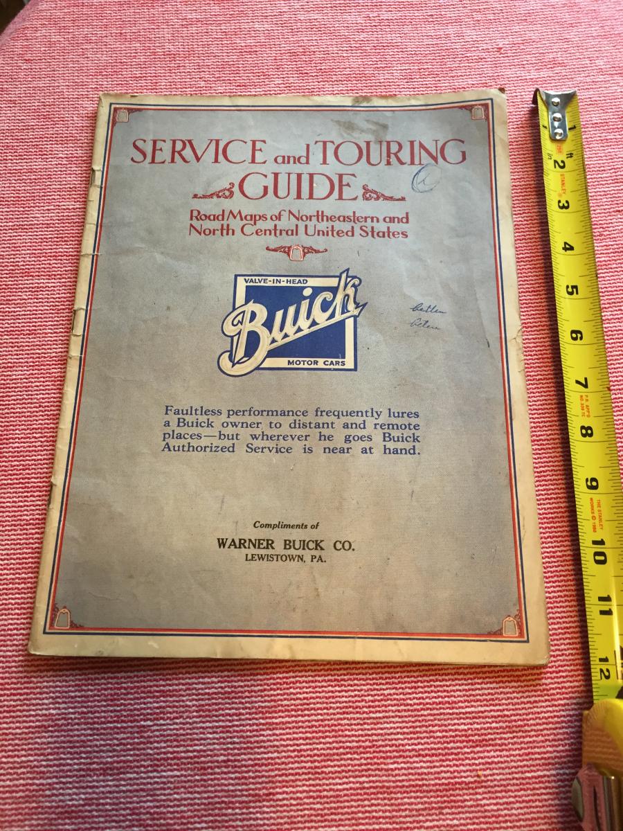 Vintage Buick motoring atlas - Parts For Sale - Antique Automobile Club ...