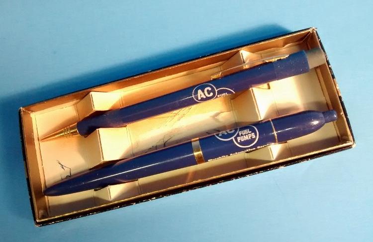 NOS AC FUEL PUMPS Pen & Pencil Set - Memorabilia, Toys, Art, Signs ...
