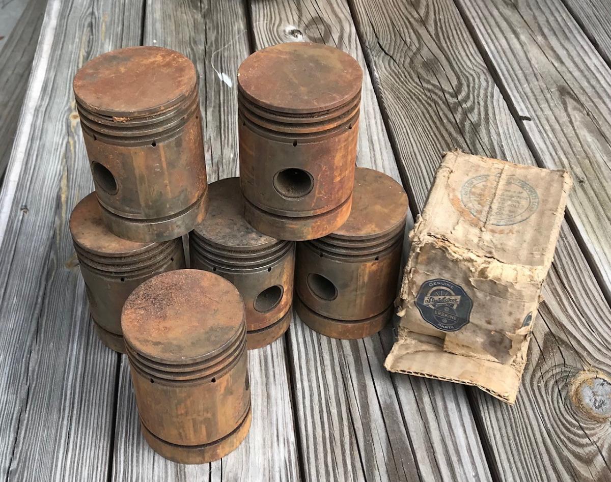 Studebaker Light Six Pistons, NOS - Studebaker, Erskine & Rockne ...