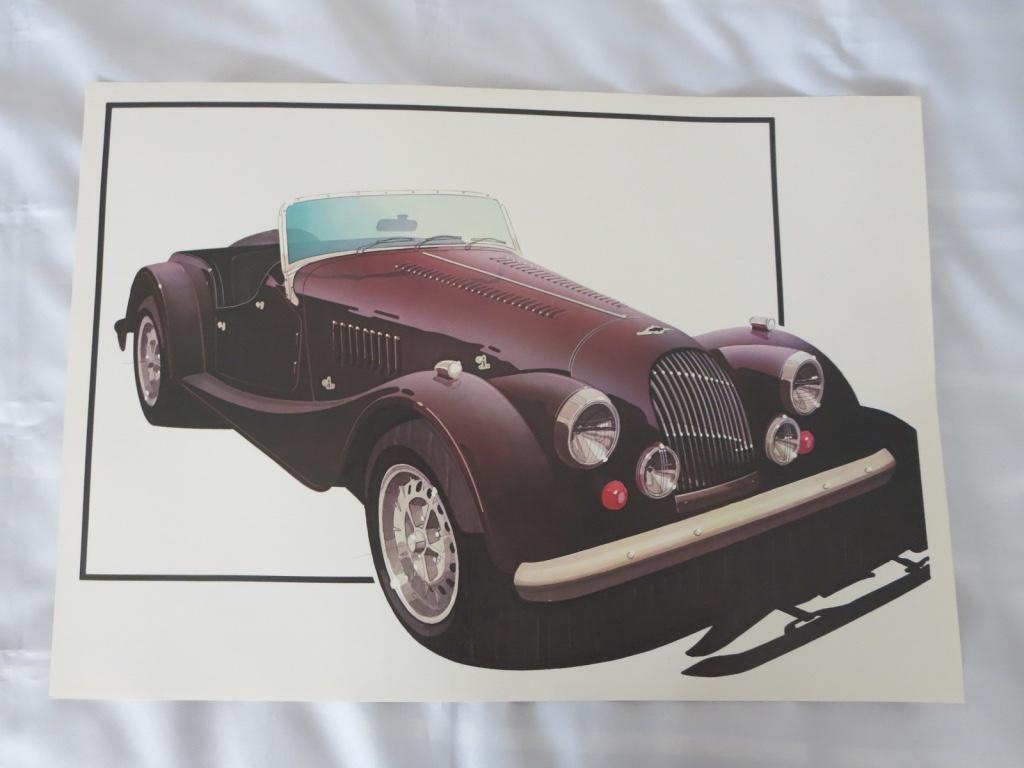 Vintage Morgan Roadster Poster - Parts For Sale - Antique Automobile ...