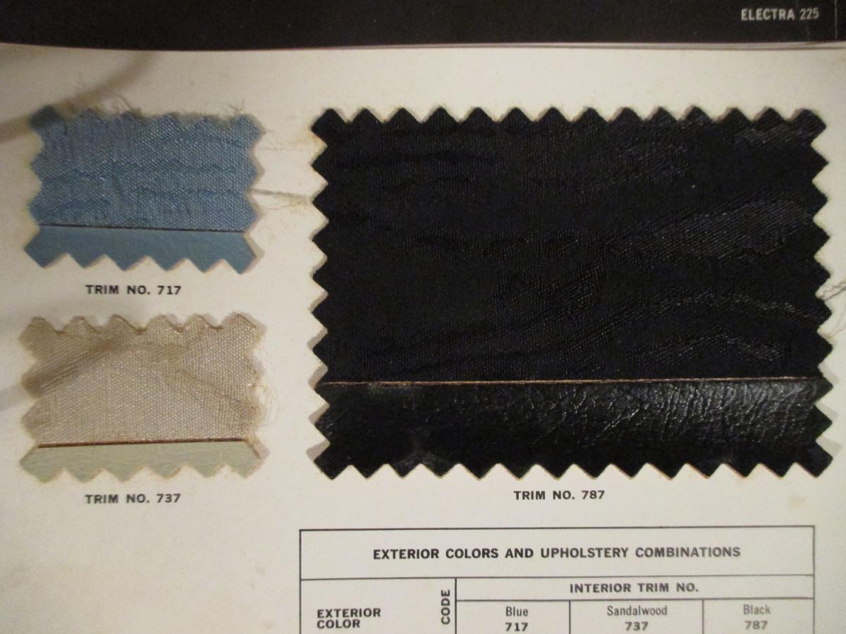 1963 Blue Interior Paint Code - Buick Riviera - Antique Automobile Club ...