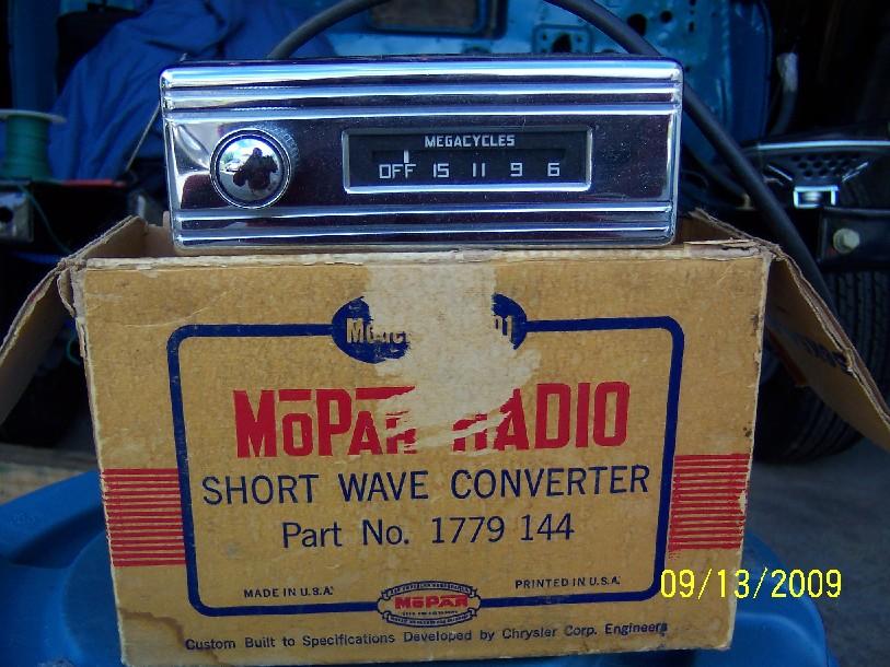 Mopar X-101 short wave radio converter WTB - Chrysler Automobiles and ...