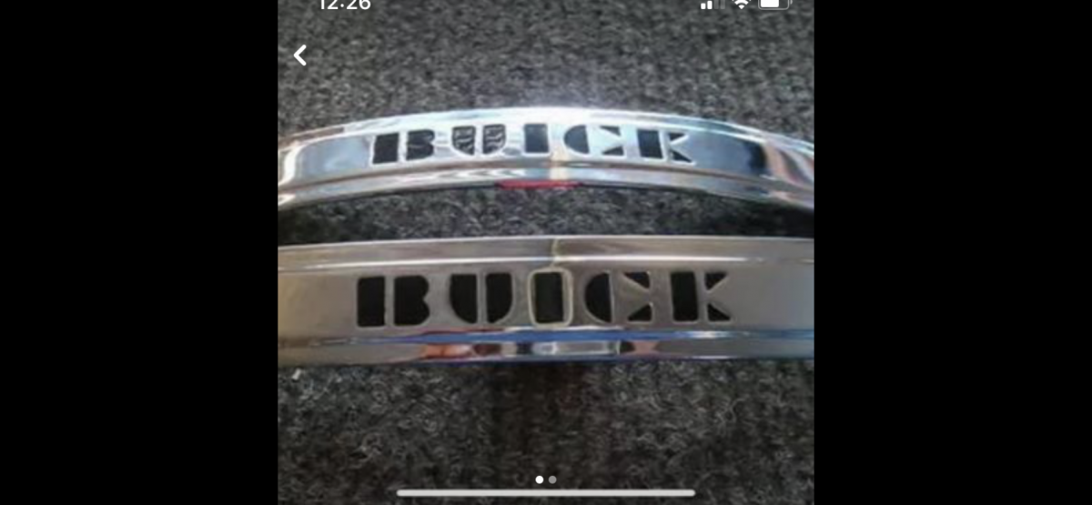 In Search Of: Buick side mount cover badge - Buick - Buy/Sell - Antique ...