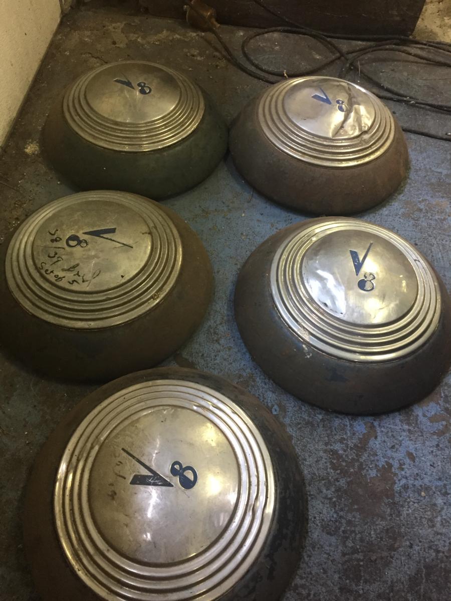 5 Ford hub caps 36 37 38 Ford - Ford and Mercury - 1932 to 1953 ...