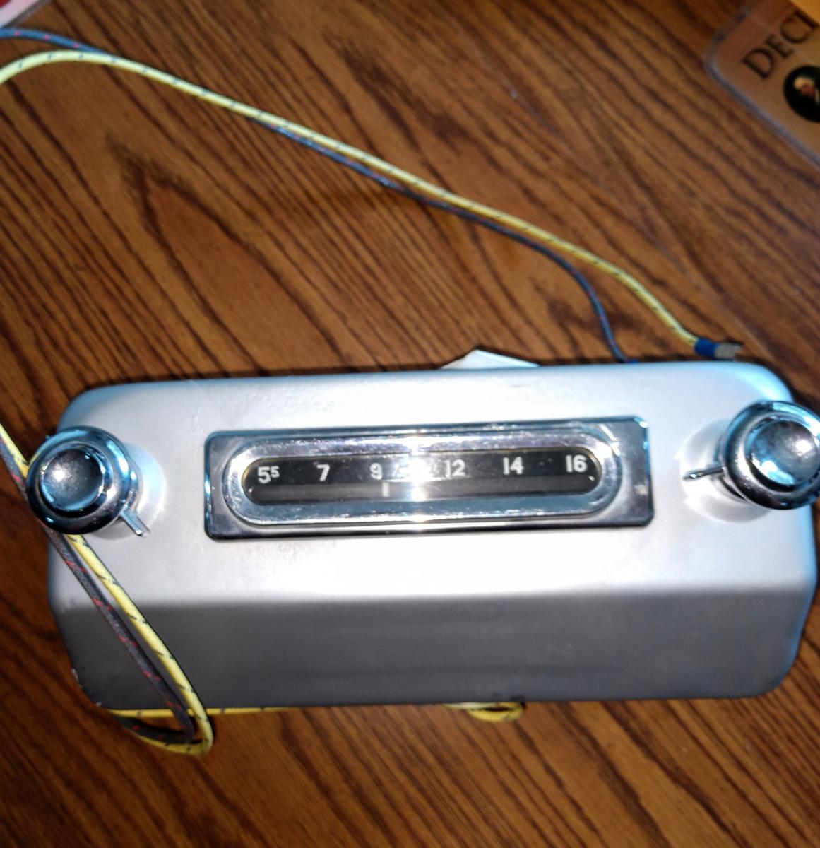 1955-1959 Chevy Truck Radio Original Restored - Parts For Sale ...