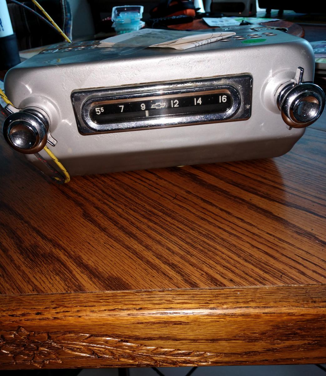 1955-1959 Chevy Truck Radio Original Restored - Parts For Sale ...