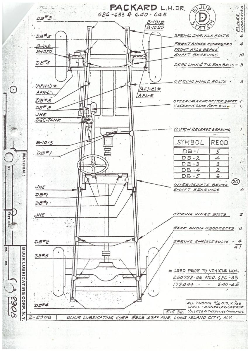 Bijur Lubrication System 1928 Packard 526 - Technical - Antique ...