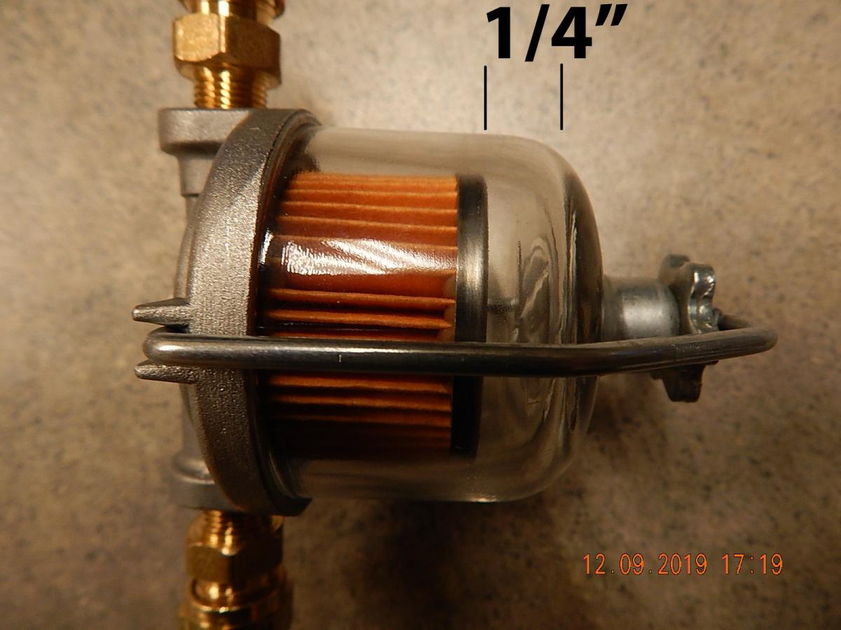 How to install a really cool glass bowl fuel filter. - Buick - Pre War ...