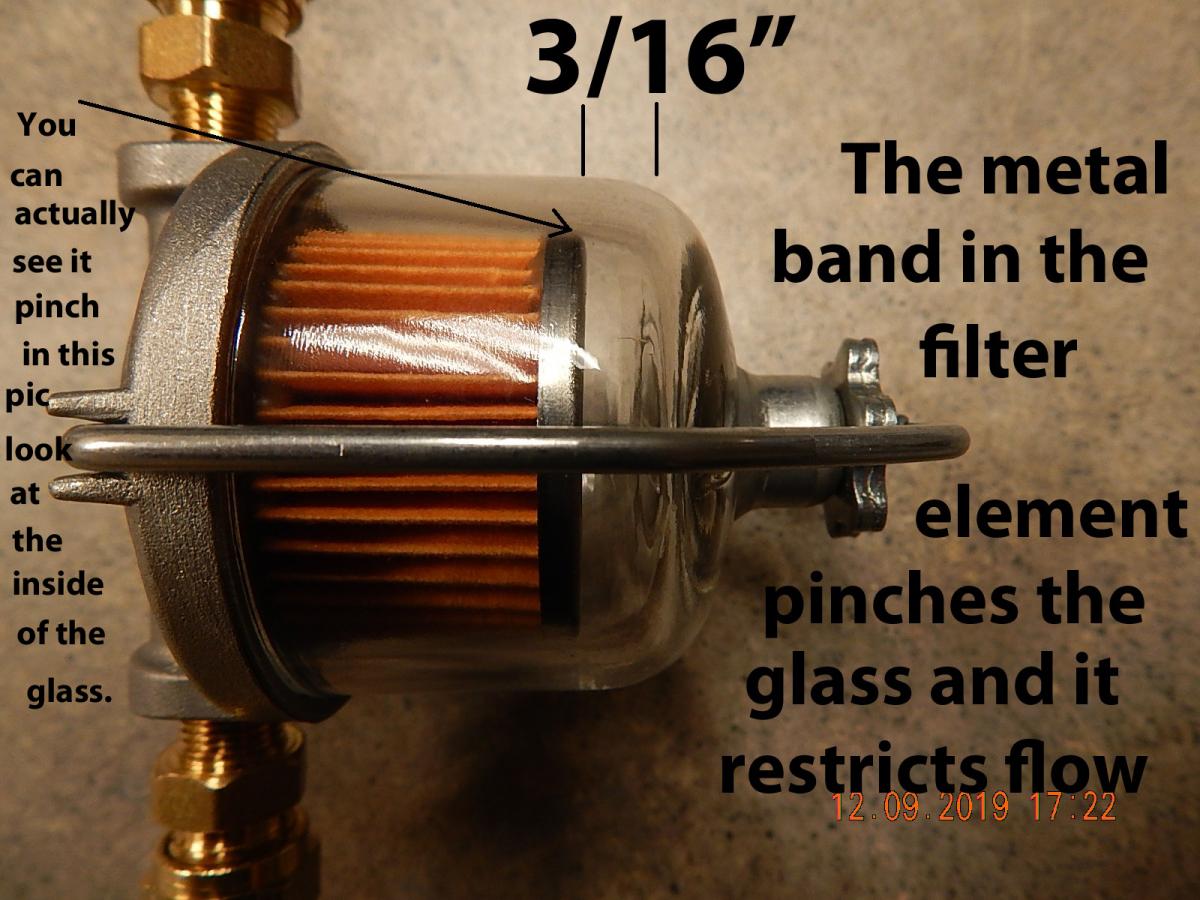 How to install a really cool glass bowl fuel filter. - Buick - Pre War ...