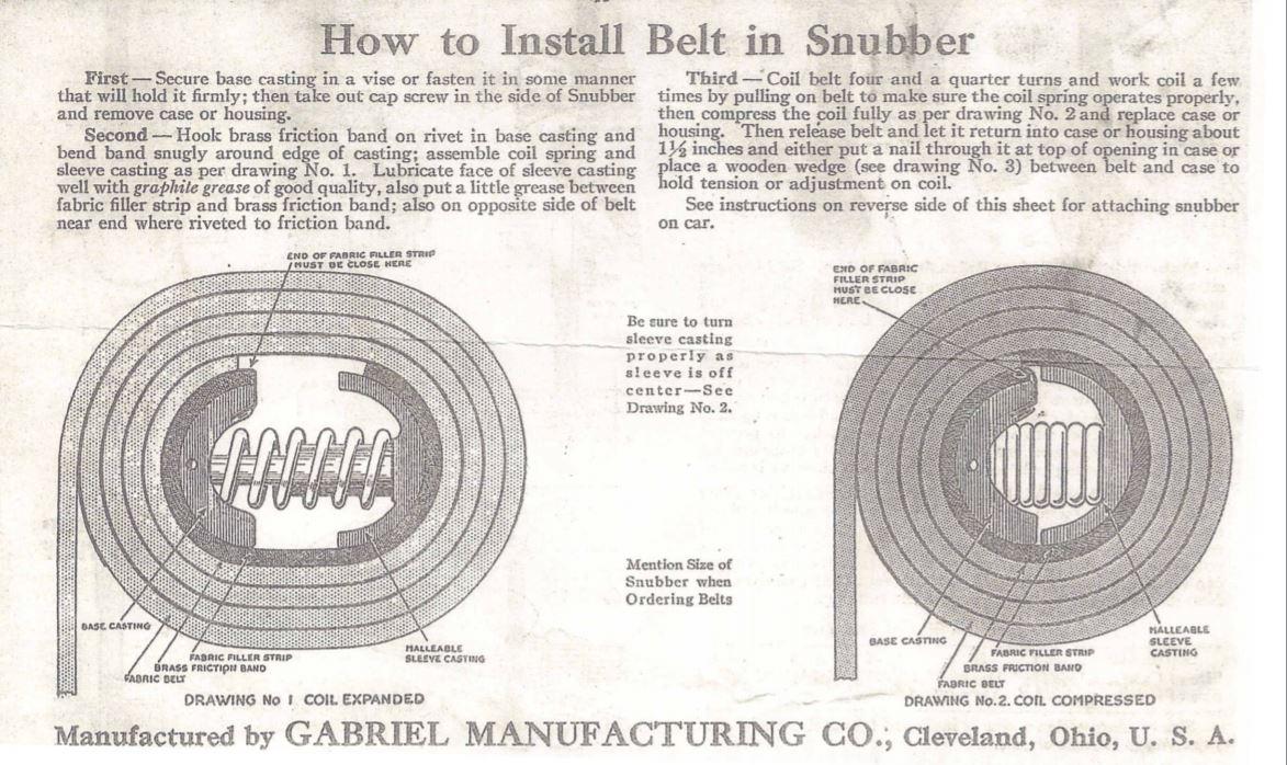 Snubber catalogue ? - Technical - Antique Automobile Club of America ...