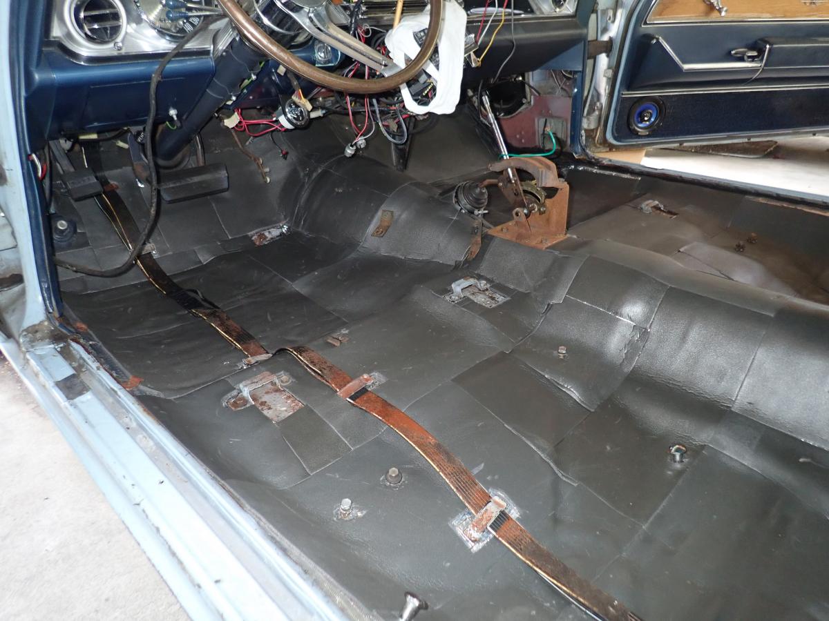 64 First gen floor prep pre-carpet - Buick Riviera - Antique Automobile ...