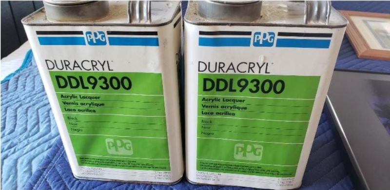 PPG DURACRYL DDL9300 ACRYLIC LACQUER - Parts For Sale - Antique ...