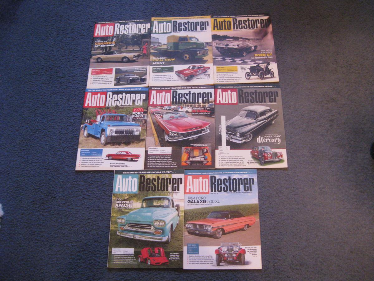 8 issues AUTO RESTORER Magazine 2016-2017 - Parts For Sale - Antique ...