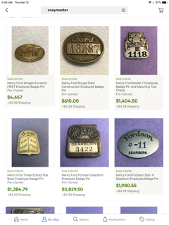 Looking for Information Related to this Ford Model T Employee Badge ...