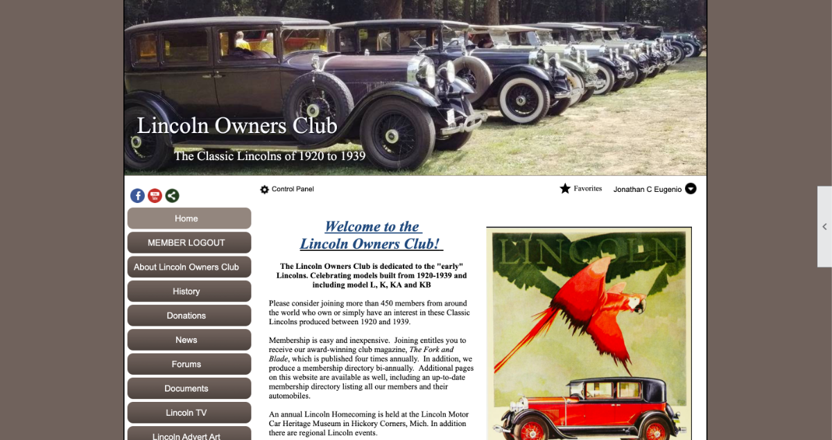 LINCOLN OWNERS CLUB: A Celebration of Lincoln Models built from 1920 ...