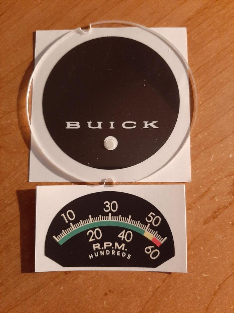 Buick tachometer lens and decals - Buick - Buy/Sell - Antique ...