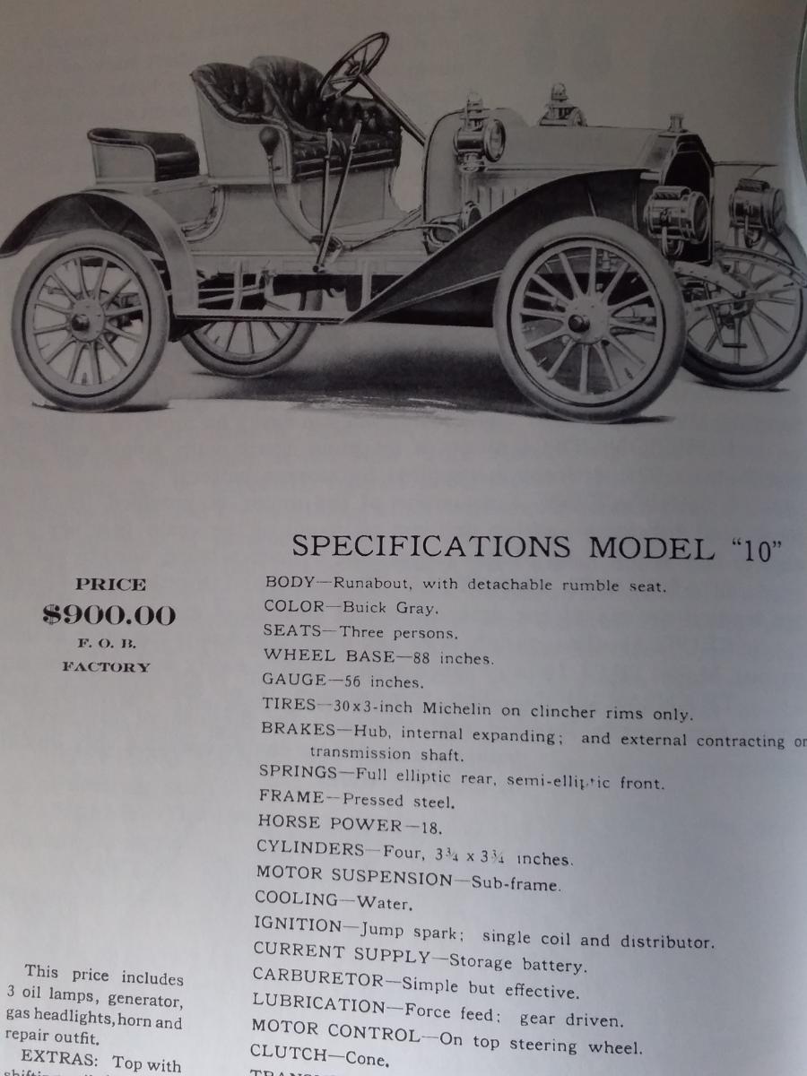 Differences between 1908 Model 10 Runabout and Model S Roadster ...