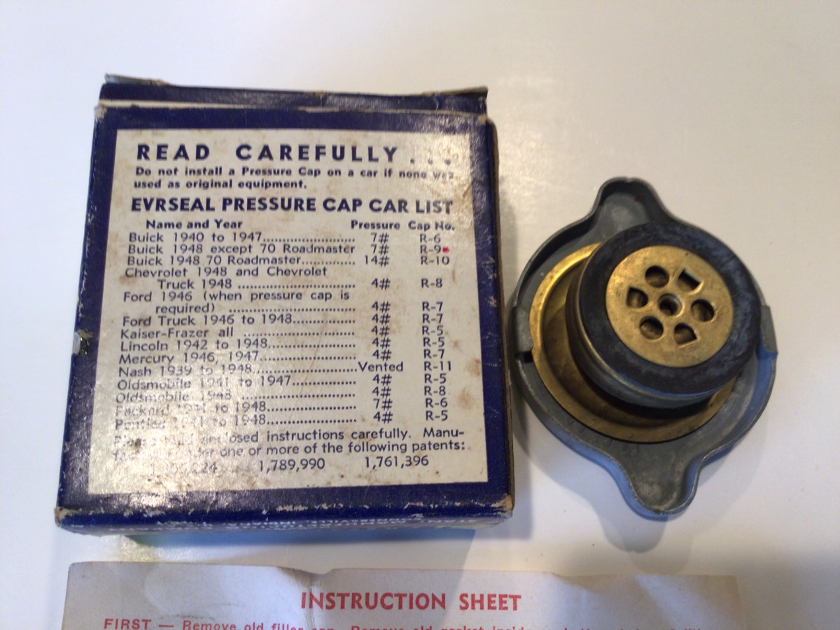 Buick radiator pressure cap - Parts For Sale - Antique Automobile Club ...