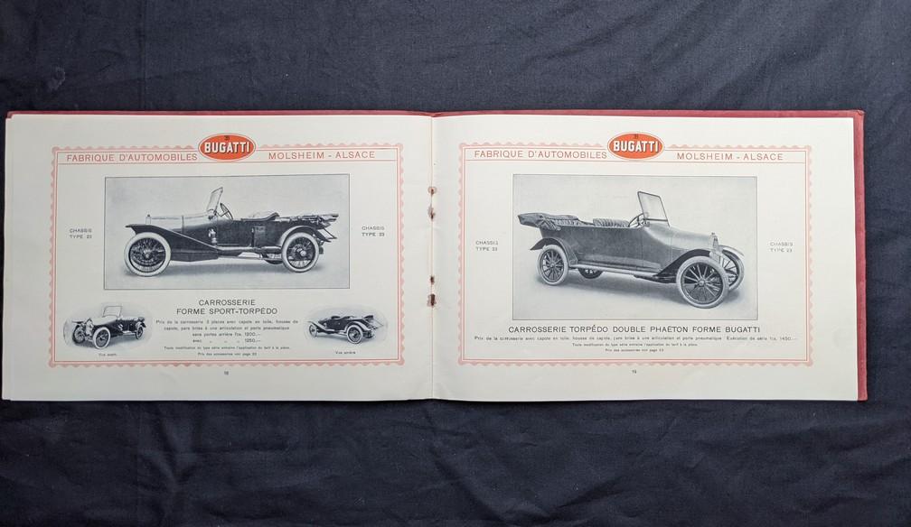 1913 1914 ORIGINAL BUGATTI CATALOG PHOTOS - Memorabilia, Toys, Art ...