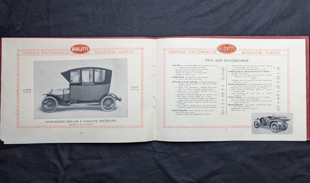 1913 1914 ORIGINAL BUGATTI CATALOG PHOTOS - Memorabilia, Toys, Art ...