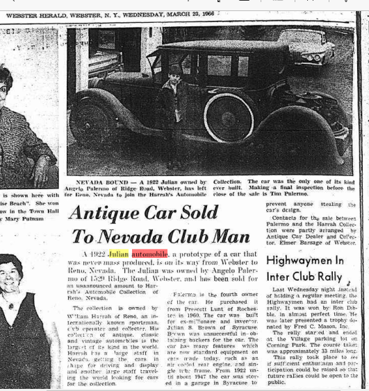 Rare car that passed through my area. One Off JULIAN. - General ...