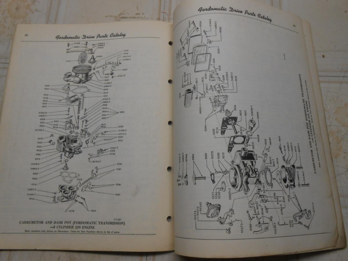 SOLD Fordomatic repair & Parts Manuals , 1951-55 - Ford Automobiles and ...