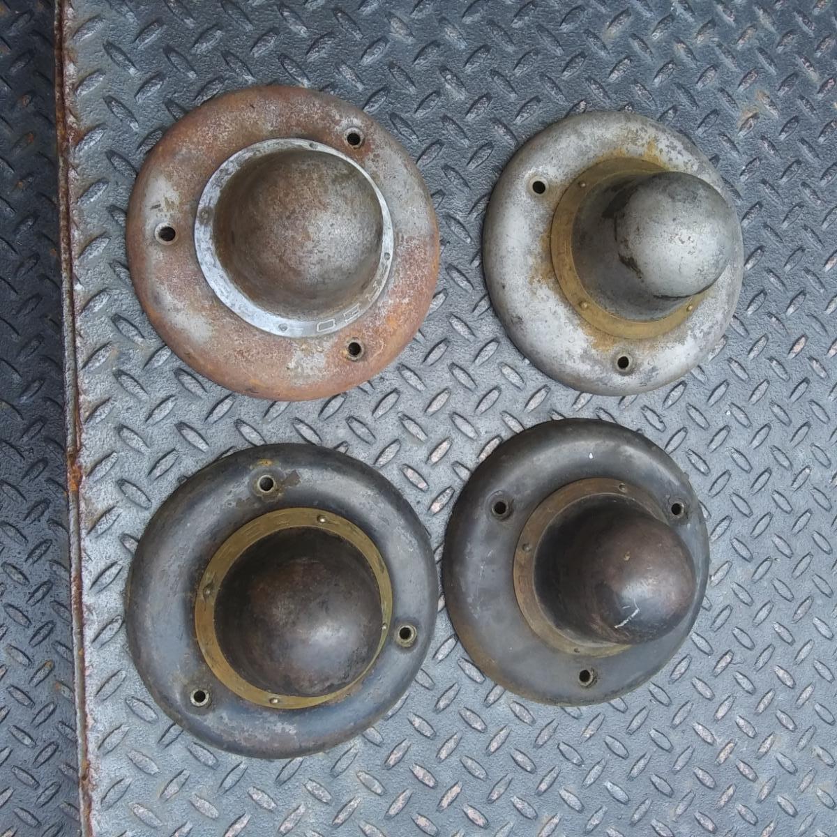SOLD: A set of 4 1914-1918'ish REO wheel center/hub covers - REO ...
