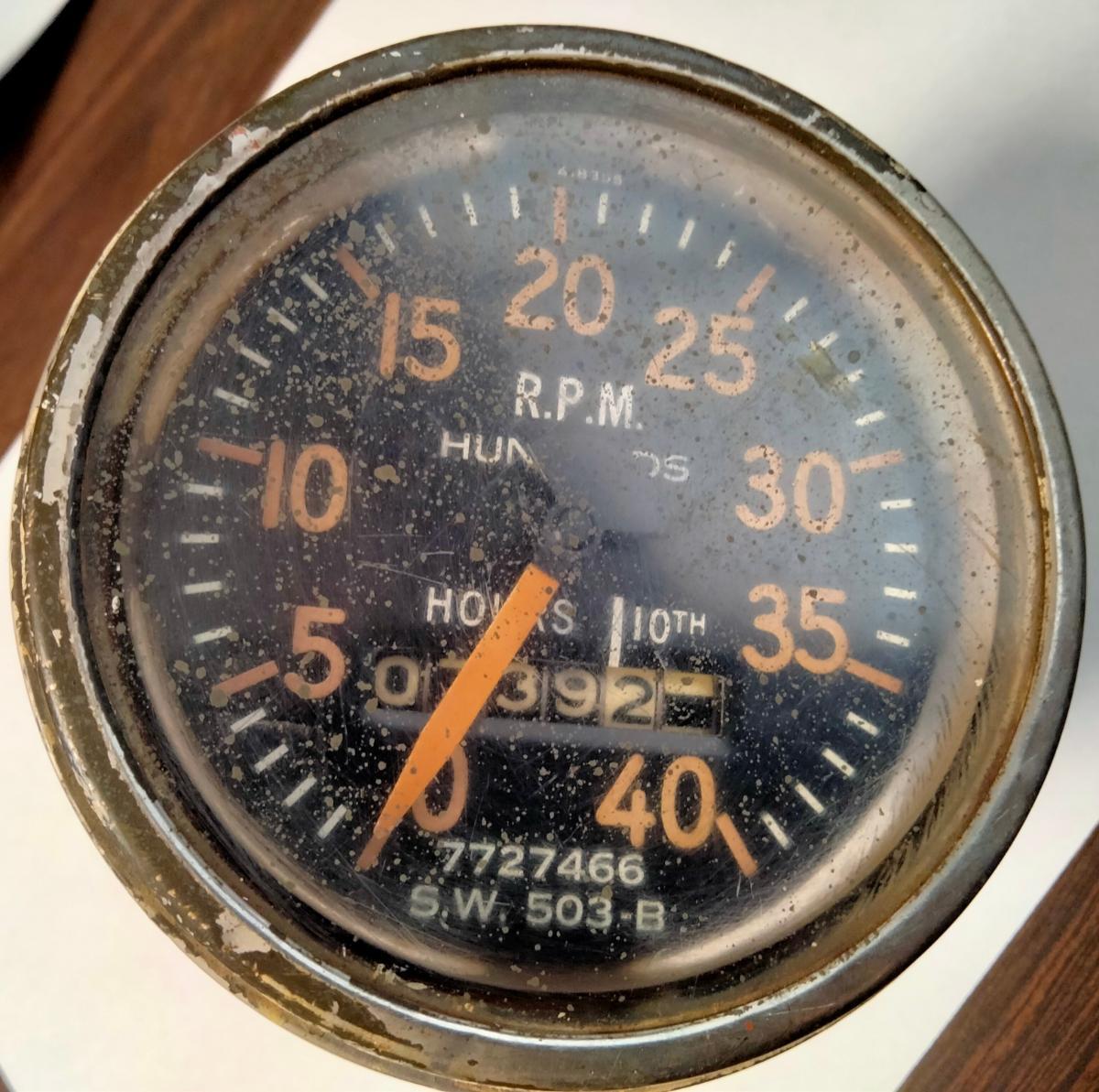 For Sale : Vintage Tachometer, # 7727466 S.W 503-B. (#2), $45 Plus ...