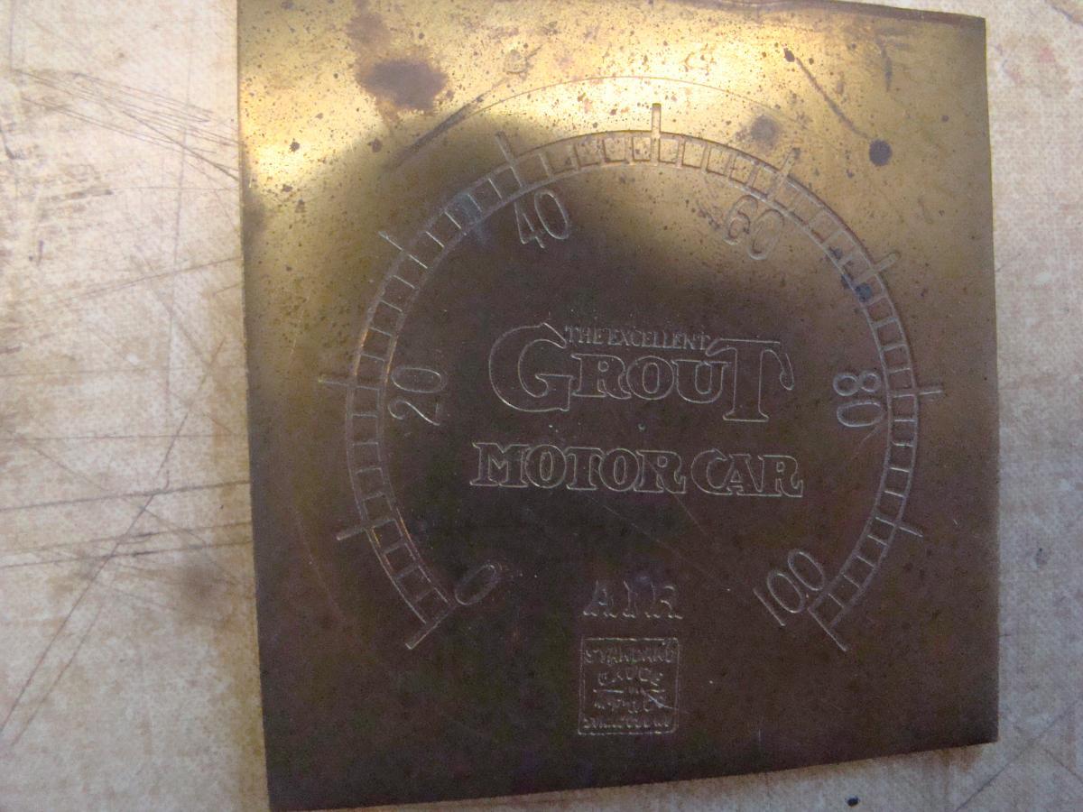 Grout Gauge faces - Steam Cars (Stanley, White, etc.) - Antique ...