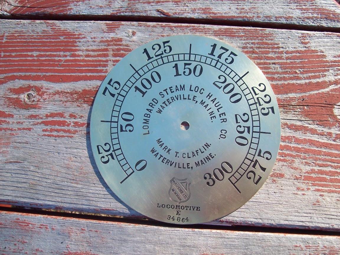 Grout Gauge faces - Steam Cars (Stanley, White, etc.) - Antique ...