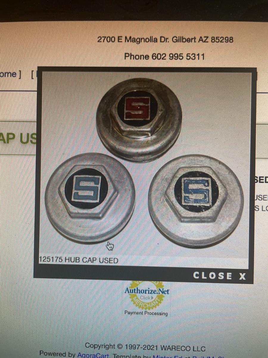 1935 Studebaker truck grease caps - Studebaker, Erskine & Rockne ...