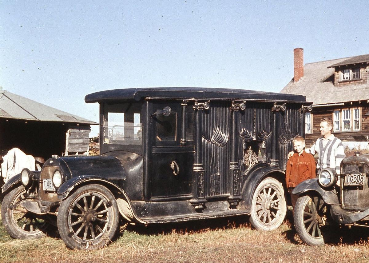 Vintage Hearses, Funeral Coaches and Flower Cars On Main Street ...