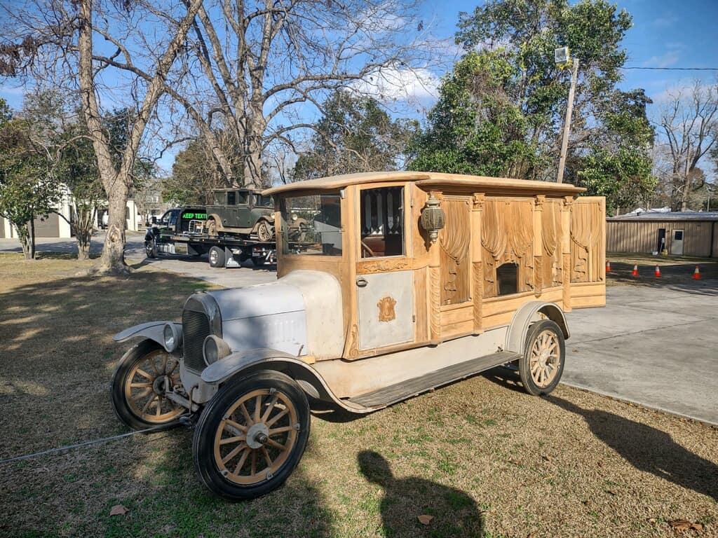 Vintage Hearses, Funeral Coaches and Flower Cars On Main Street ...