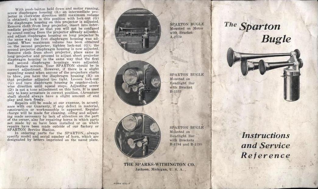 Sparton musical horns - Repair/restorattion to make them work - WHO ...