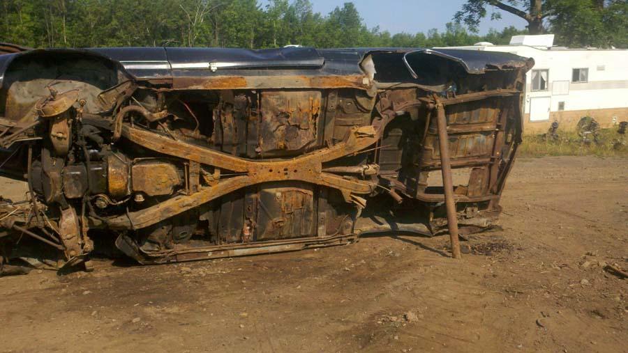 using 2 post lift on a x frame.... - Buick Riviera - Antique Automobile ...
