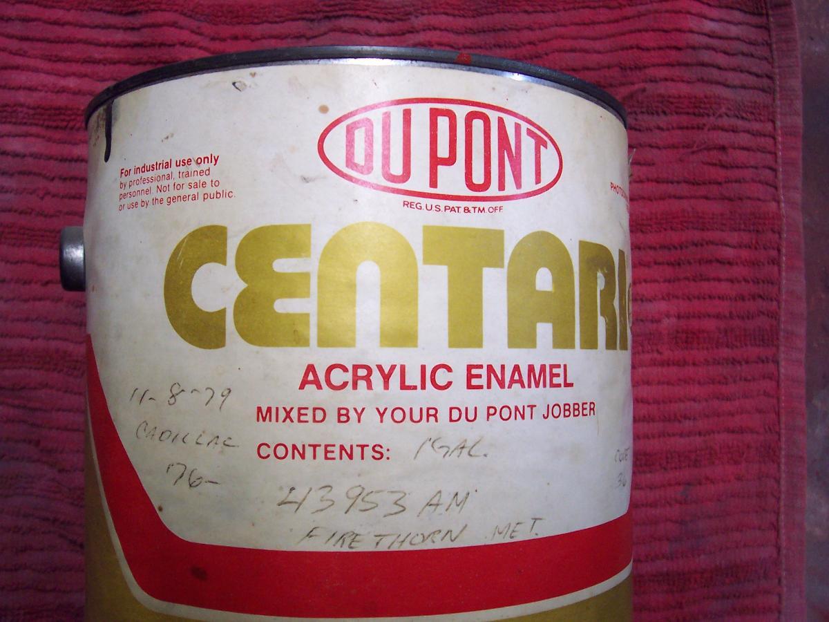 Paint for 1976 GM code 36 Firethorn Red Met. FS - General Motors ...