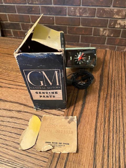 **NOS ORIGINAL** RARE** 1963 CHEVY IMPALA,BEL AIR, BISCAYNE, CLOCK, PN ...