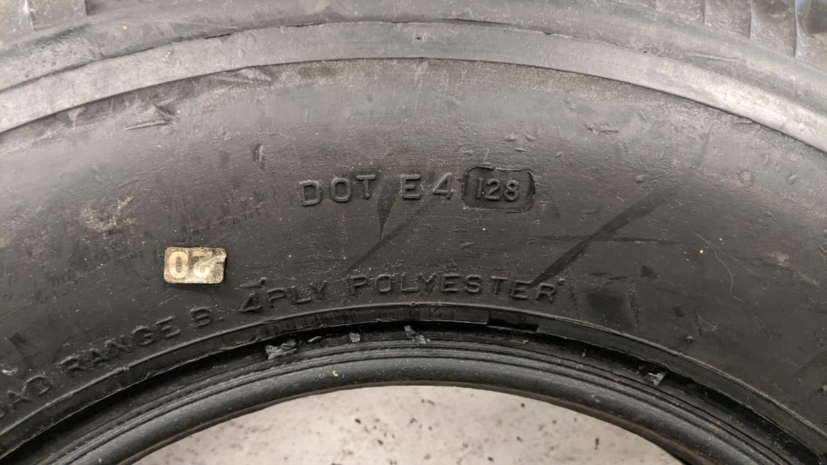 Firestone Date Code On Tire