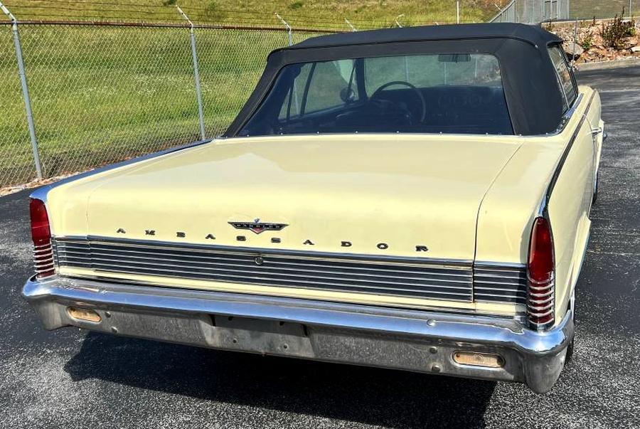 For Sale: 1965 AMC Rambler Ambassador 990 Convertible RARE Factory AC ...