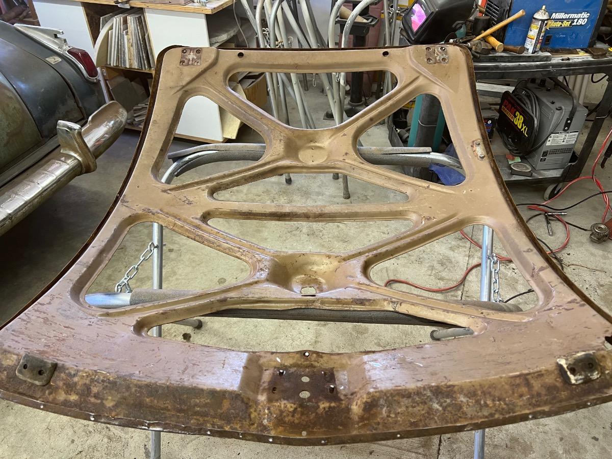 Repairing a damaged trunk lid. - General Discussion - Antique ...