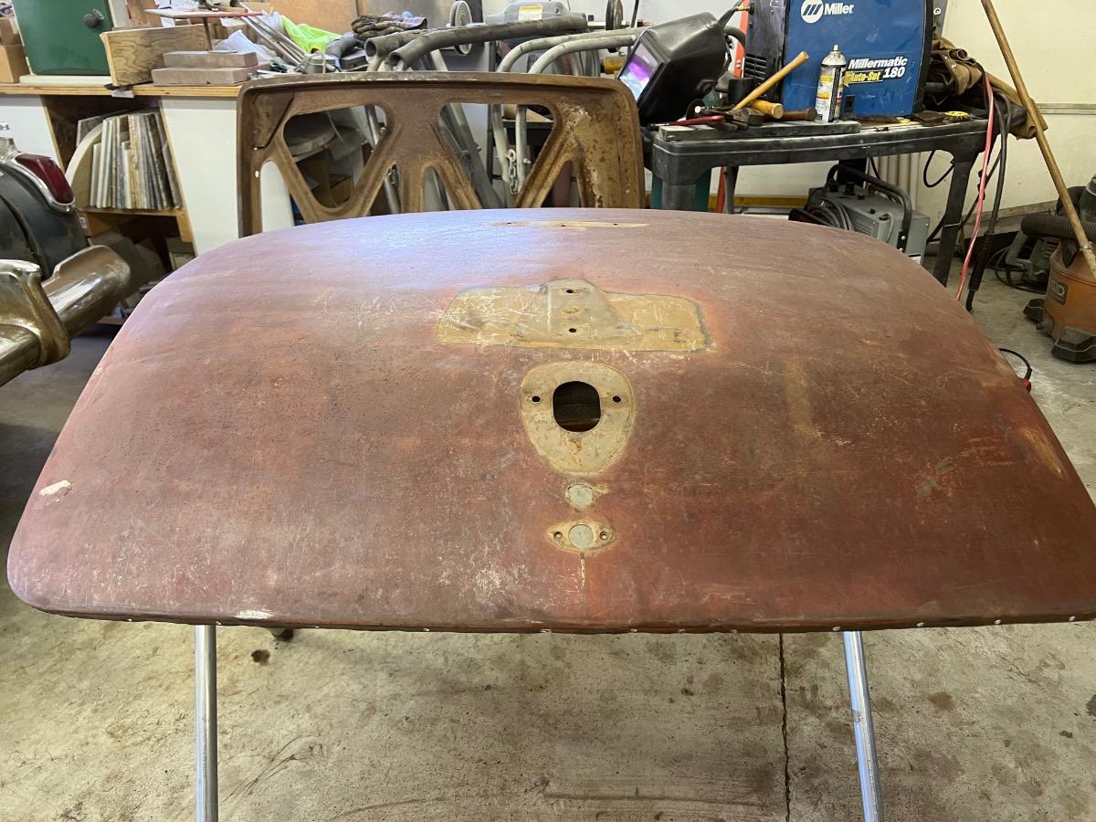 Repairing a damaged trunk lid. - General Discussion - Antique ...