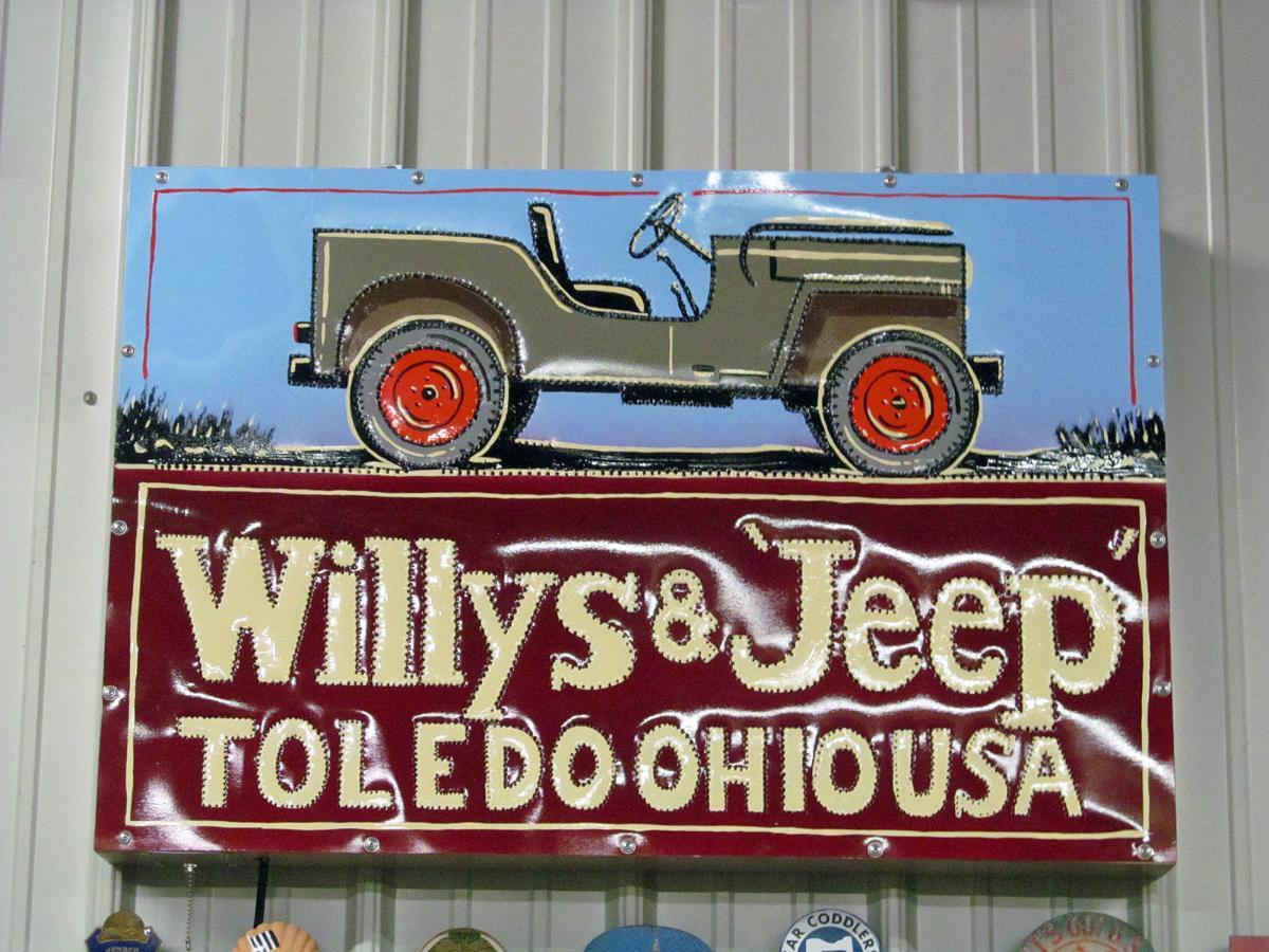 Willys Jeep Lighted Sign - Memorabilia, Toys, Art, Signs, Clothing and ...